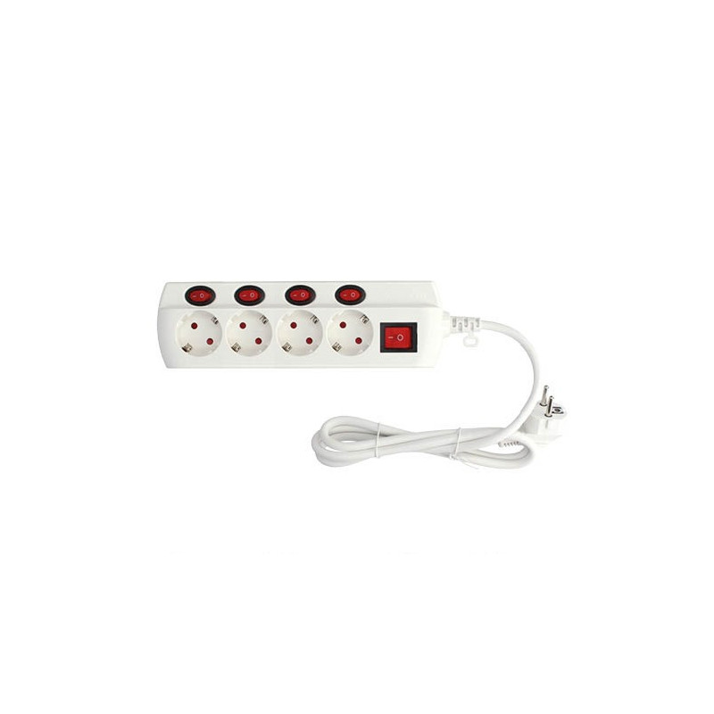 Base Múltiple con interruptores individuales